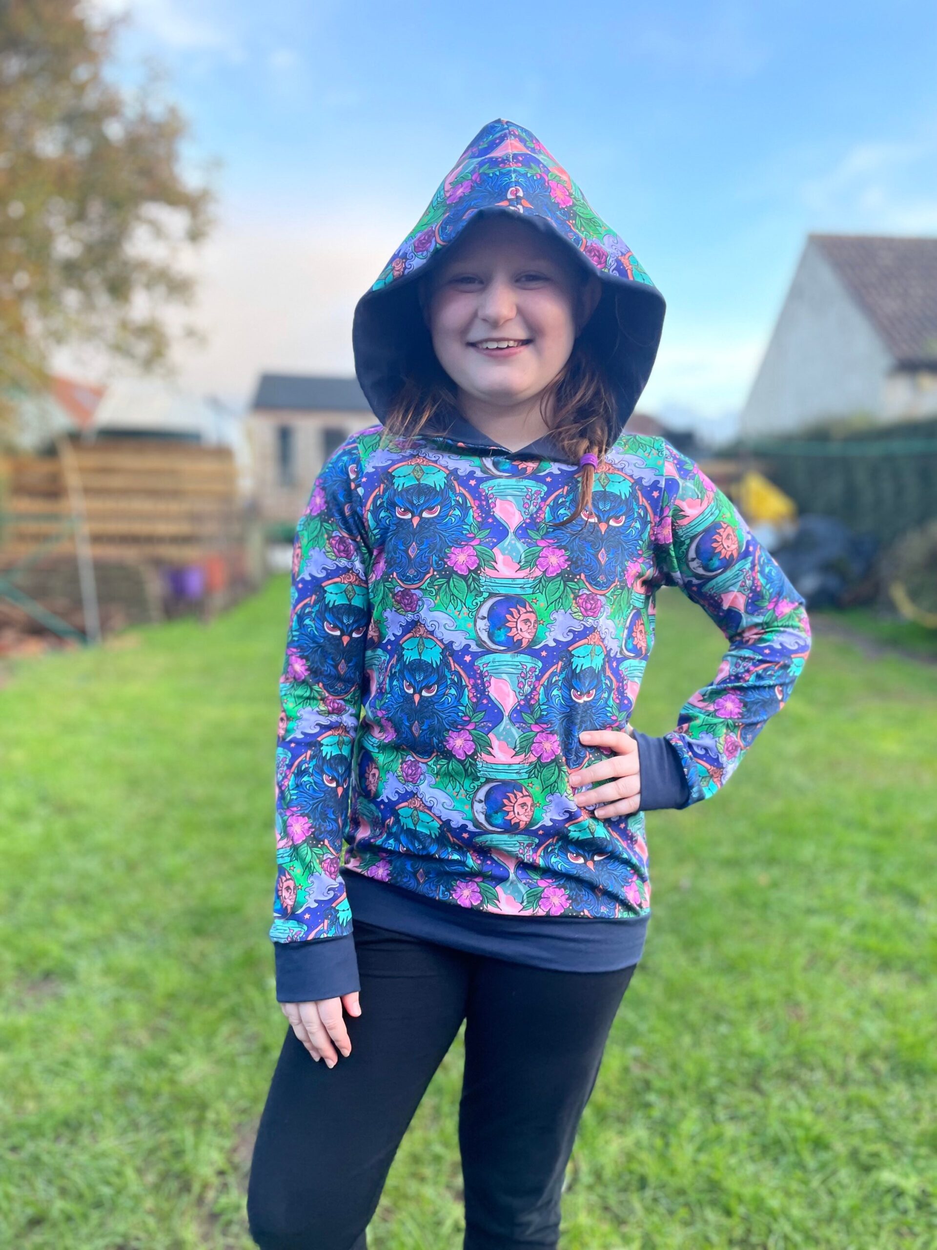 Owl hoodie, children’s owl hoodie, owl clothing | Sweet Kindred Clothing